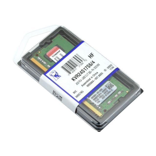 Memória Kingston para Notebook 4GB DDR4 2400 mhz - Mister